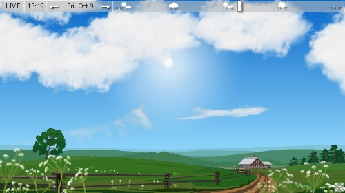 YoWindow – Beautiful weather reports on desktop or screensaver